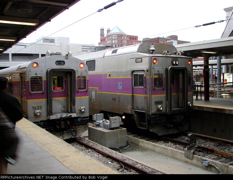 MBTA 1533 and 1707